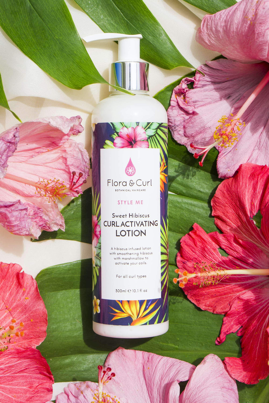 FLORA & CURL SWEET HIBISCUS CURL ACTIVATING LOTION 300ml – thecurlystore